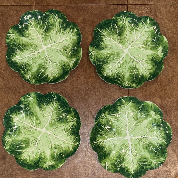 Primerose Vintage | Dining | 4 Primrose Vintage Melamine Green Cabbage ...